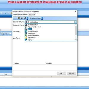 Übersicht über Datenbanken mit Database Browser Portable