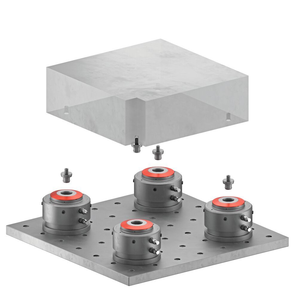 Werkstück-Spanntechnik mit Sensorik