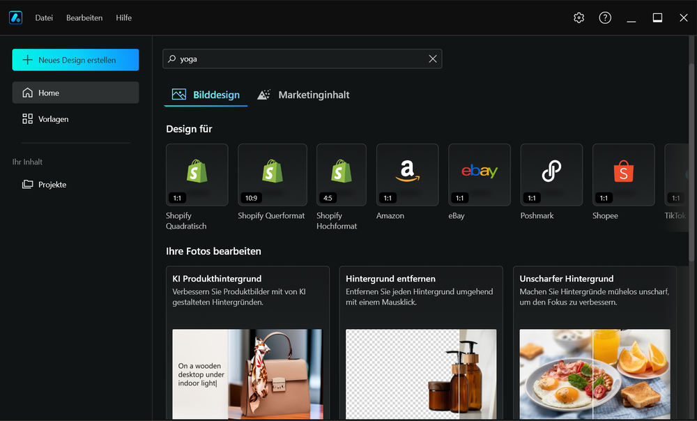 Produktfotos: Design-Software für den Online-Auftritt