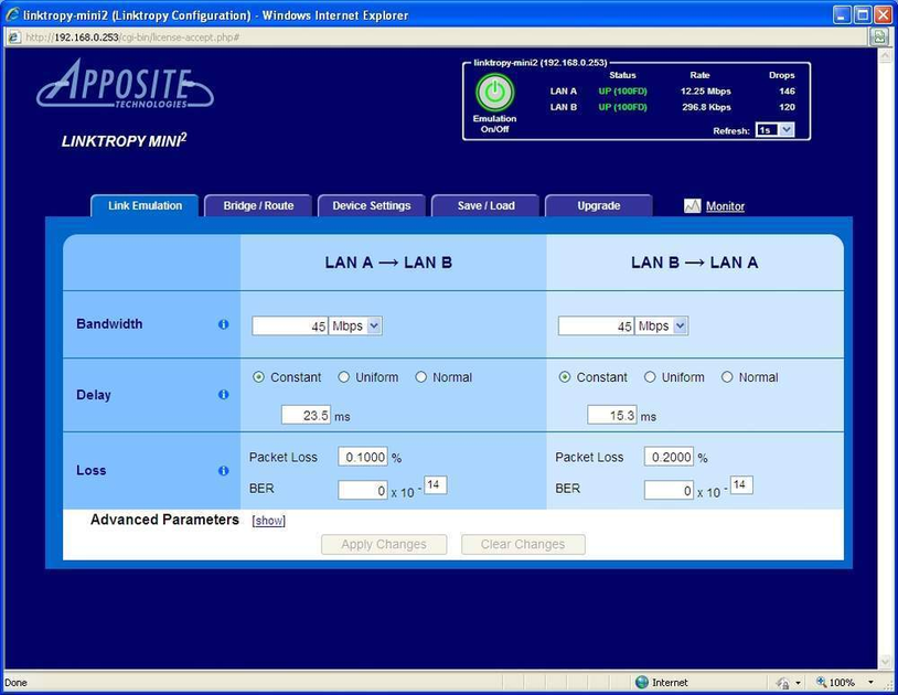 Portabler WAN-Emulator „Mini2“ emuliert Bandbreite, Delay, Jitter und Packet Loss