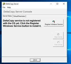 Mit DeltaCopy Daten per rSync sychronisieren || Bild 1 / 12
