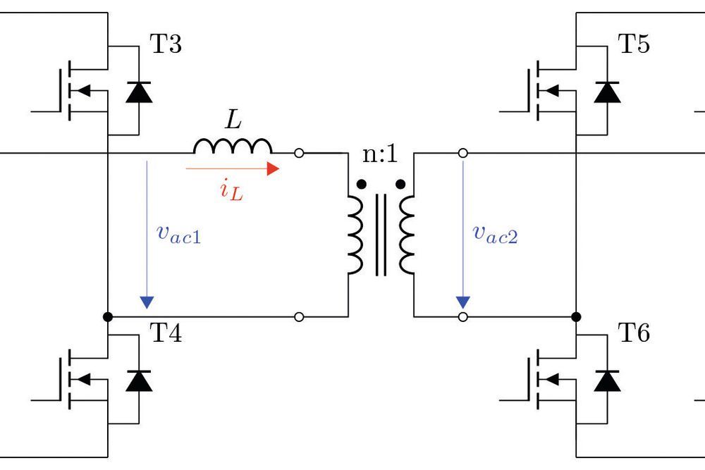 A bidirectional DC/DC converter in DAB topology || Picture 2 / 8