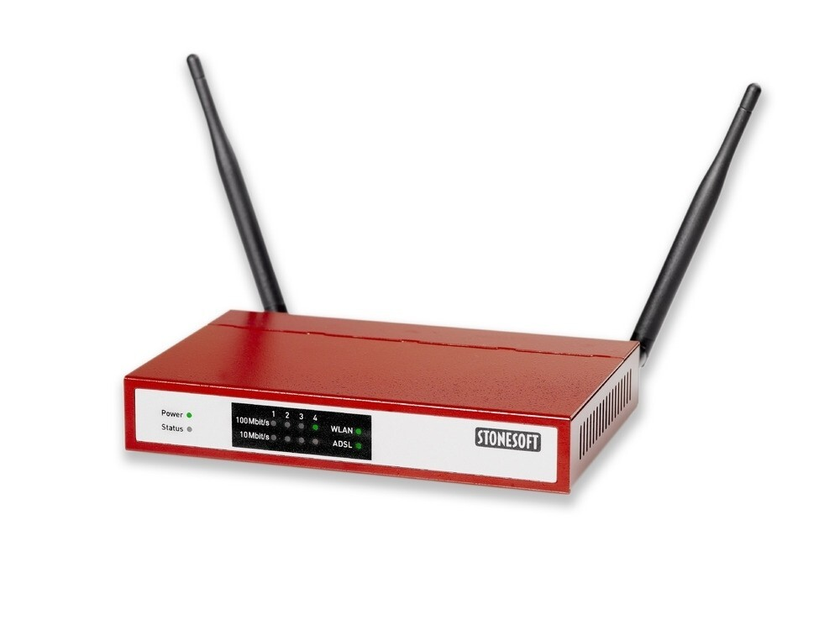 Stonesoft Stonegate Firewall FW-100 mit Router, Switch und WLAN