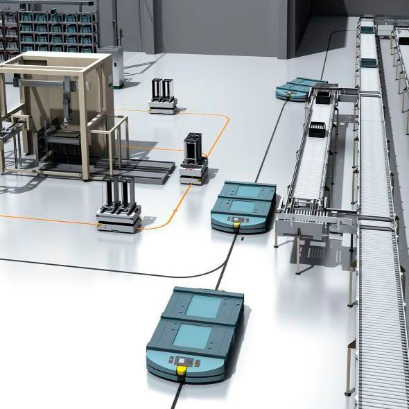 Navigationsmöglichkeiten für fahrerlose Transportsysteme (FTS)
