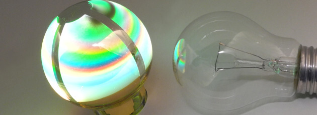 Weltweit erster Prototyp einer OLED als Glühlampenersatz