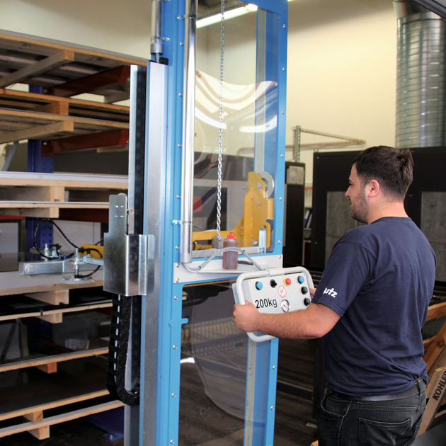 Interne Logistik auf kleinstem Raum