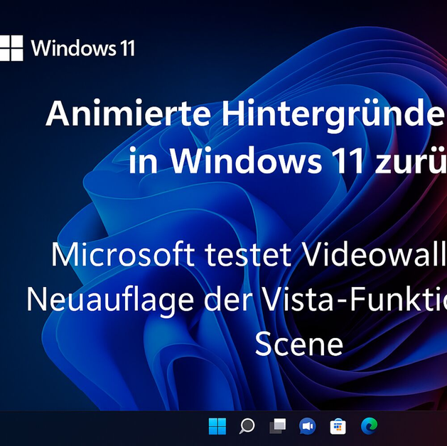 Microsoft testet Video-Wallpaper als Neuauflage von Dreamscene