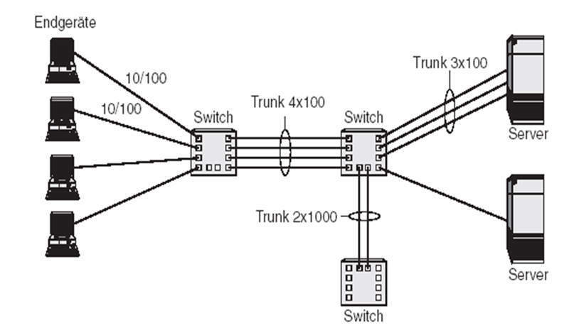 Moderne LAN-Technologien: IEEE 802.1ad Link Aggregation