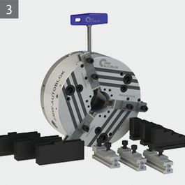 SMW-AUTOBLOK Spannsysteme GmbH || Produkt || Drehen - Kraftspannfutter mit Backenschnellwechsel