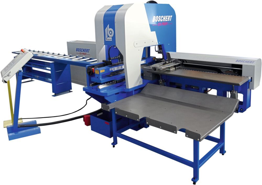 Boschert Cu-Profi Stanzmaschine für Kupfer- und Aluminiumbearbeitung