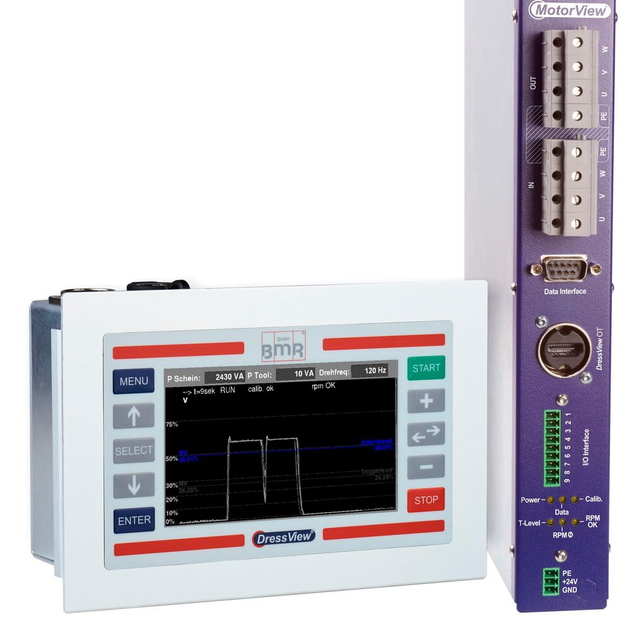 MotorView überwacht Motor und Umrichter