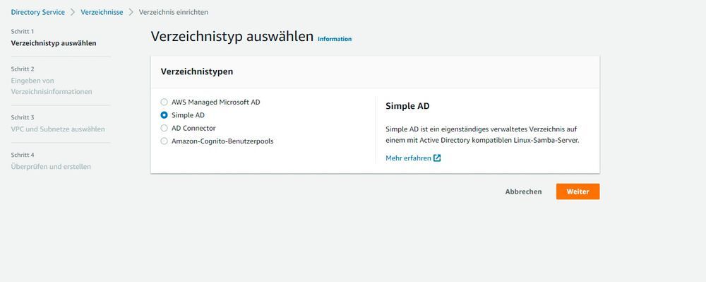 AWS Simple AD mit Samba 4 || Bild 2 / 10