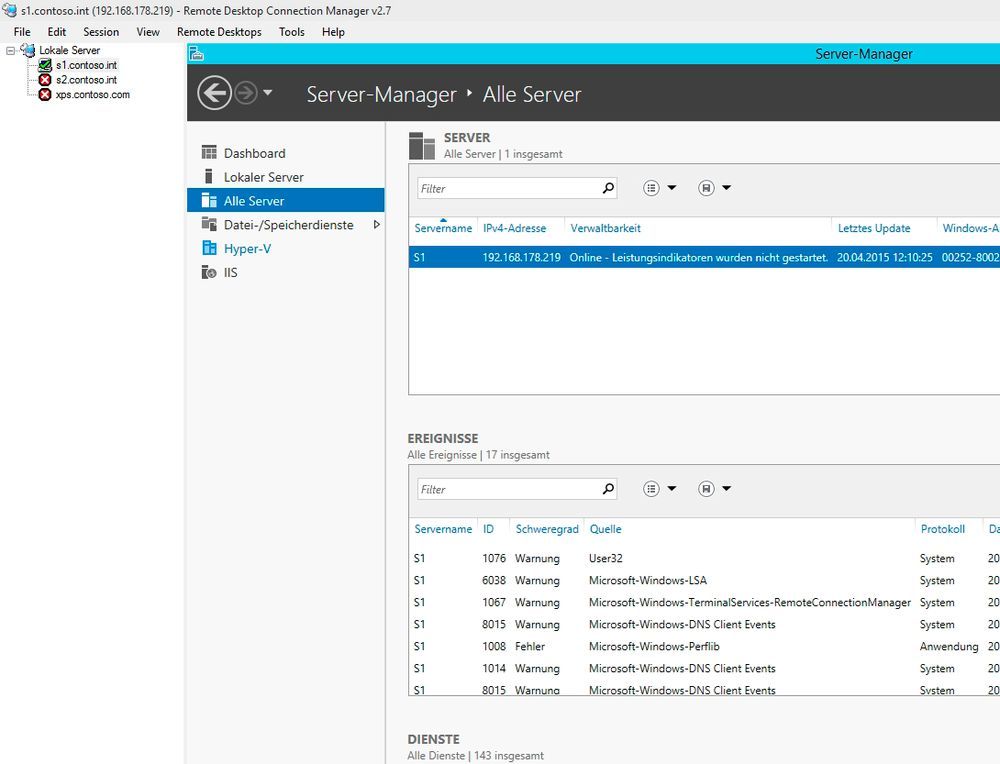 Tools für die Fernwartung von Servern und Clients || Bild 5 / 6