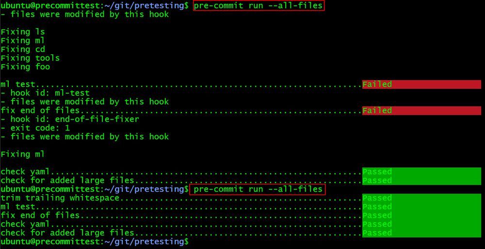 Git-Hook-Management mit Pre-Commit