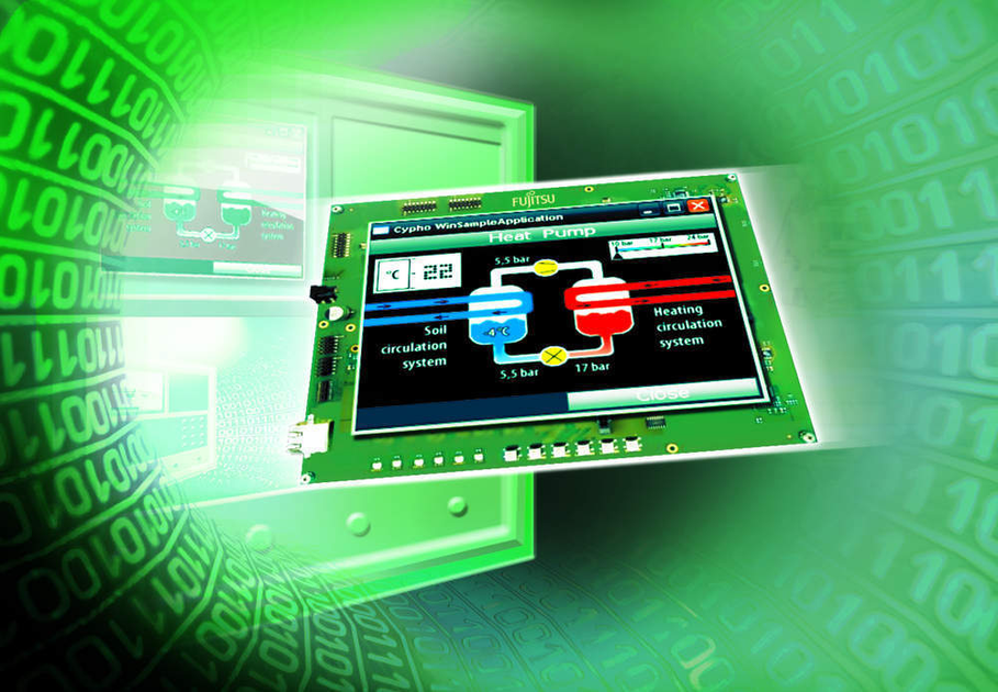 APIX-Link steuert jetzt auch Industrie-Displays