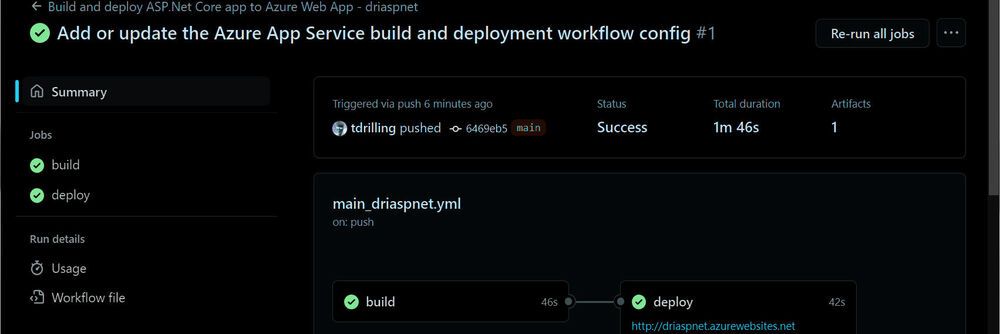Hosten einer ASP.Net-Core-Frontend-App auf Azure App Service