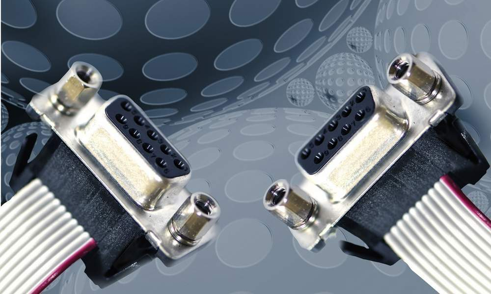 D-Sub-Stecker mit Snap-in-Technik