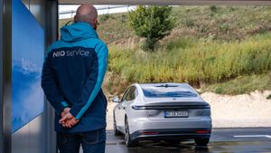 Nio eröffnet erste deutsche Batteriewechselstation || Bild 2 / 4