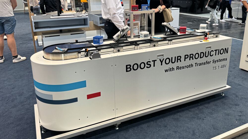Transfersystem TS 1 von Bosch Rexroth ersetzt Pneumatik durch ...