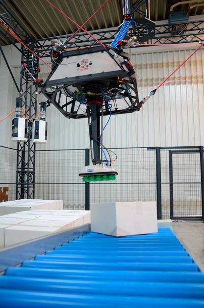Red Cable Robots: Seilroboter für schnelle Palettierung