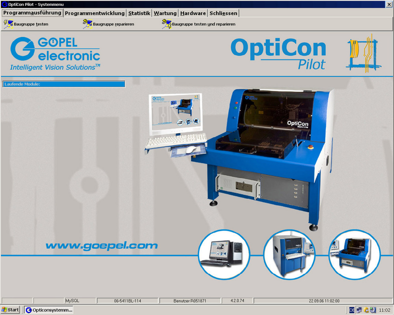 Göpel-Software heißt „OptiCon Pilot“