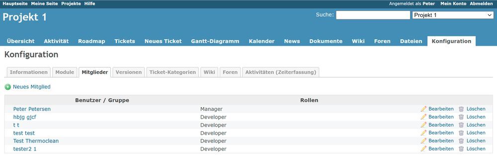 Projektmanagement und Ticketing mit Redmine