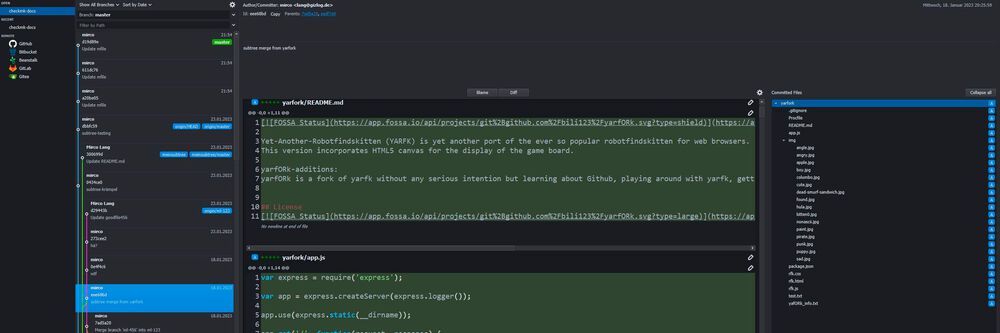 3 freie Multiplattform-GUIs für Git