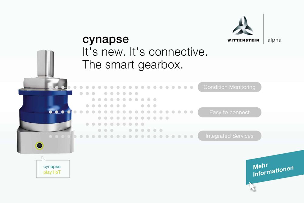 Smarte Getriebe mit cynapse im Industrial Internet of Things