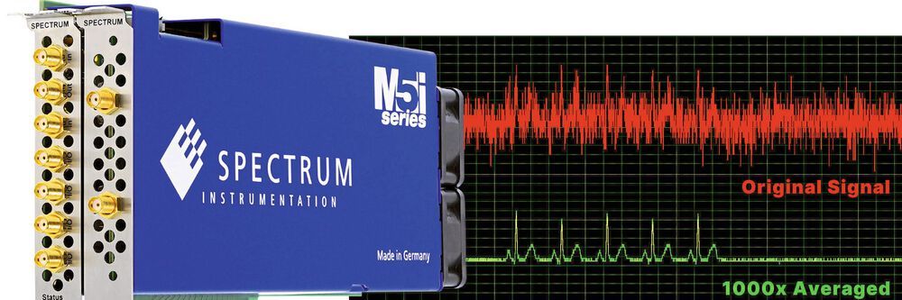 Block Average reduziert Signalrauschen und verbessert Auflösung