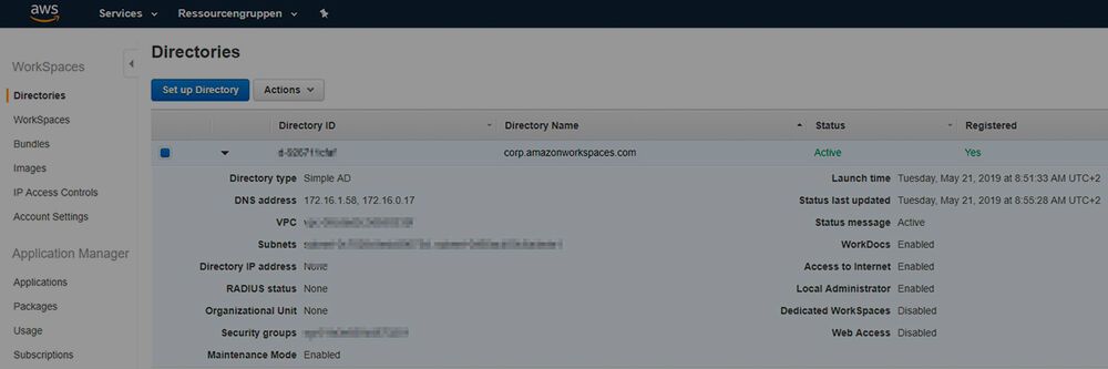 So verbinden Sie AWS-Cloud-PCs mit Active Directory