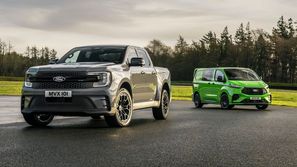 Ford Transit Custom und Ranger: Sportliche MS-RT-Sondermodelle von Ford