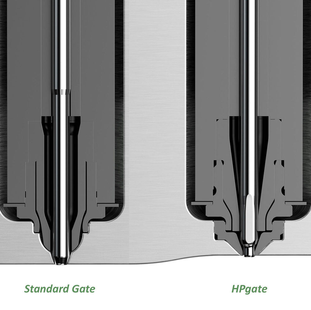 Simple screw-in solution instead of complex geometry