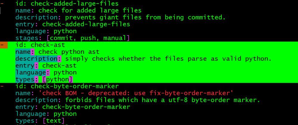 Git-Hook-Management mit Pre-Commit