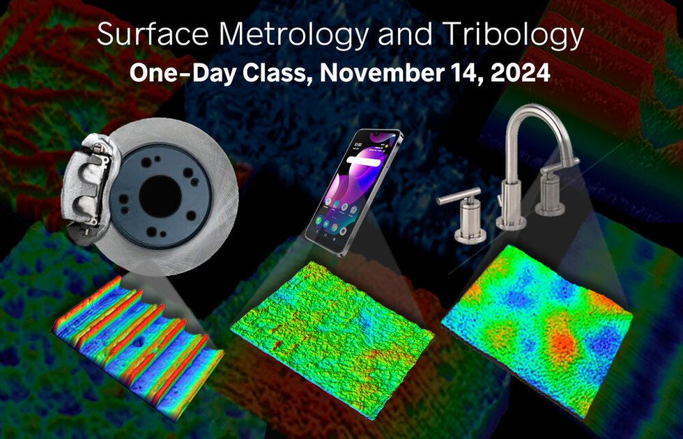 One-Day Surface Metrology & Tribology Course in Livonia, Michigan