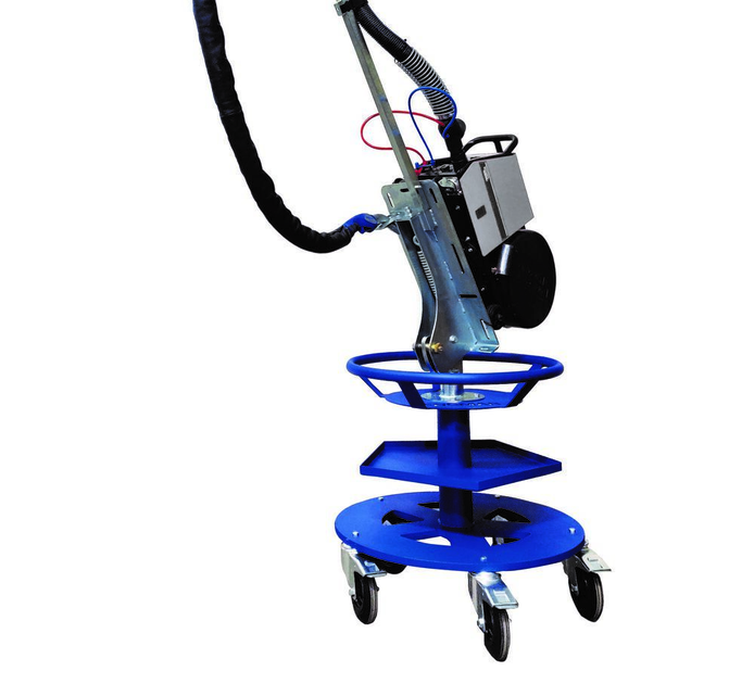 Mobiler Balancer entlastet die Muskulatur des Bedieners