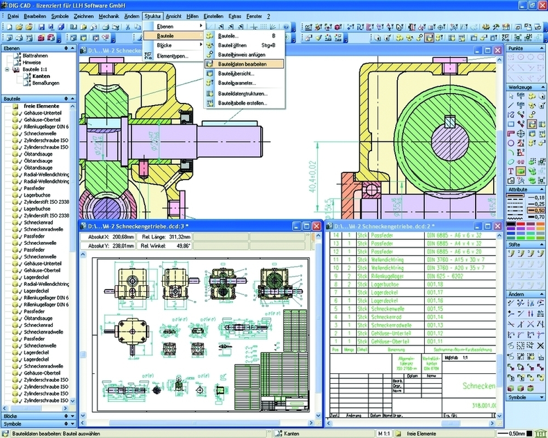 High-End 2D-Lösung DIG-CAD 5.0