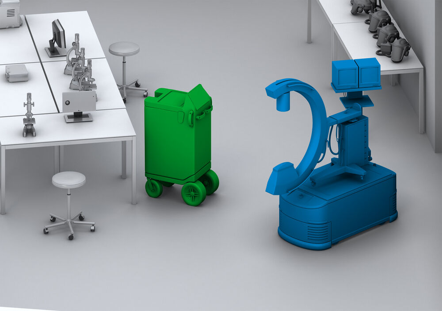 Fahr-Lenk-System macht FTF viel flexibler