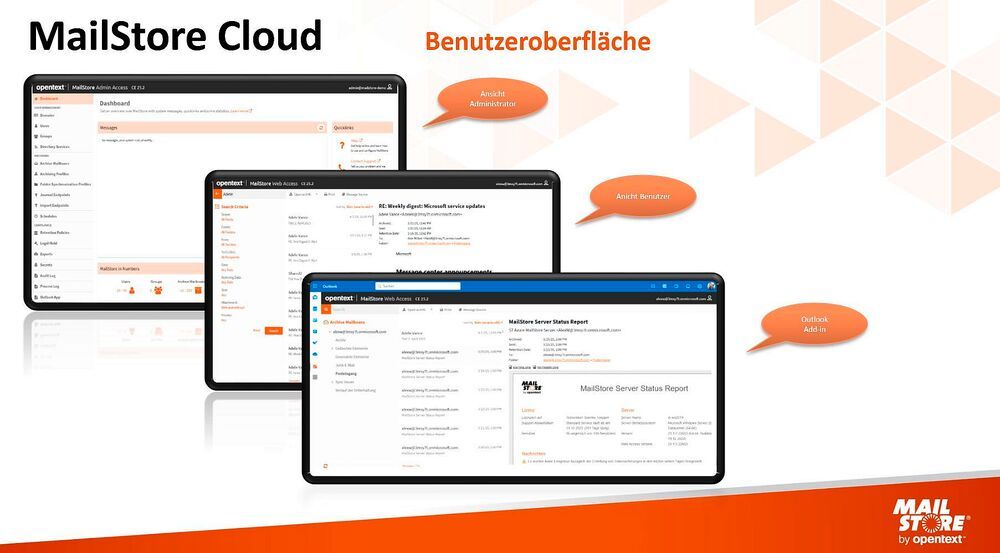 MailStore Cloud: SaaS-Lösung für E-Mail-Archivierung von OpenText