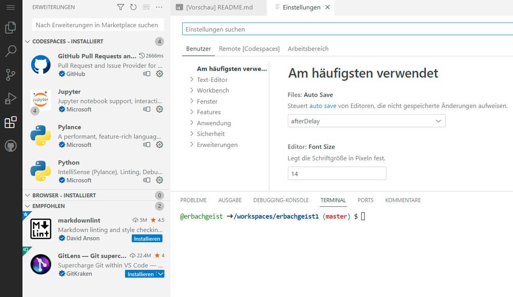 Mit GitHub Codespaces programmieren lernen
