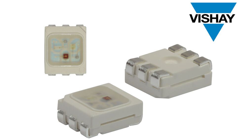 Vishay Intertechnology RGB LED in PLCC-6 Package Provides Independent ...