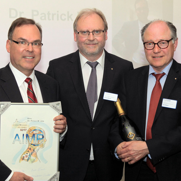 Dr. Patrick Jung ist «Interim Manager des Jahres 2017»