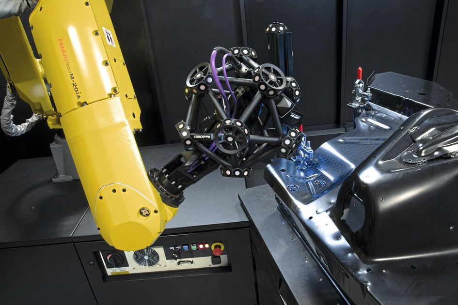 Le nouveau scanner monté sur robot : (MetraSCAN-R BLACK)