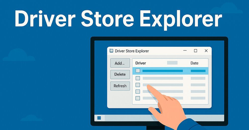 Driver Store Explorer kann Treiber überprüfen und installieren