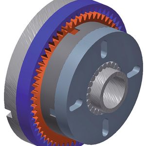 Statik hochuntersetzender Exzentergetriebe