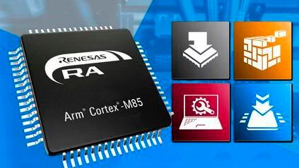 Produktportfolio unterstützt den Arm Cortex-M85