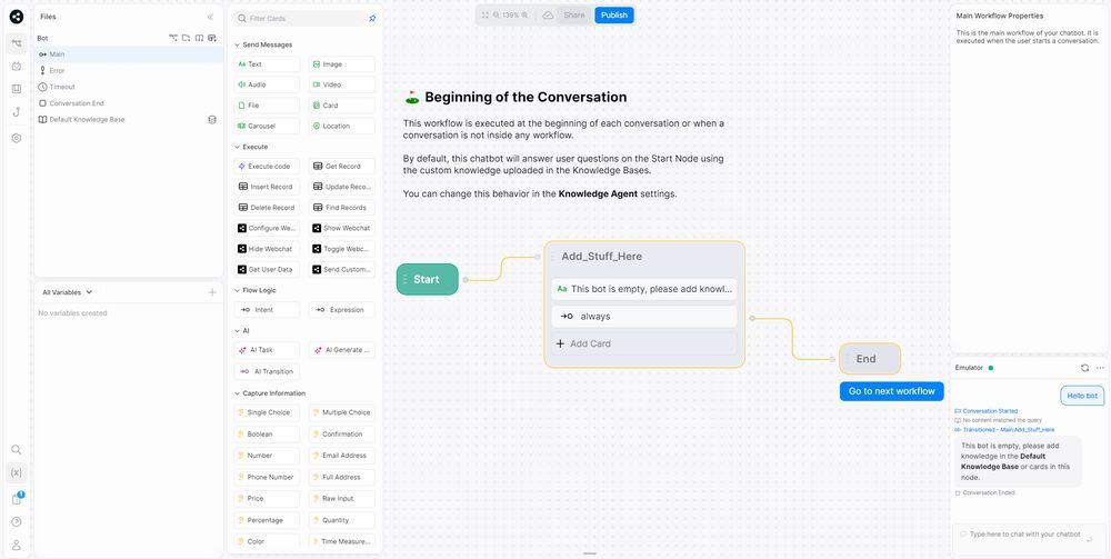 OpenAI-basierter Chatbot: Erstellung mit Botpress ohne Code