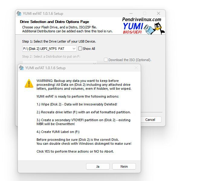 Multiboot Usb Stick Mit „yumi Multiboot Usb Creator“ Erstellen Bild 1 3