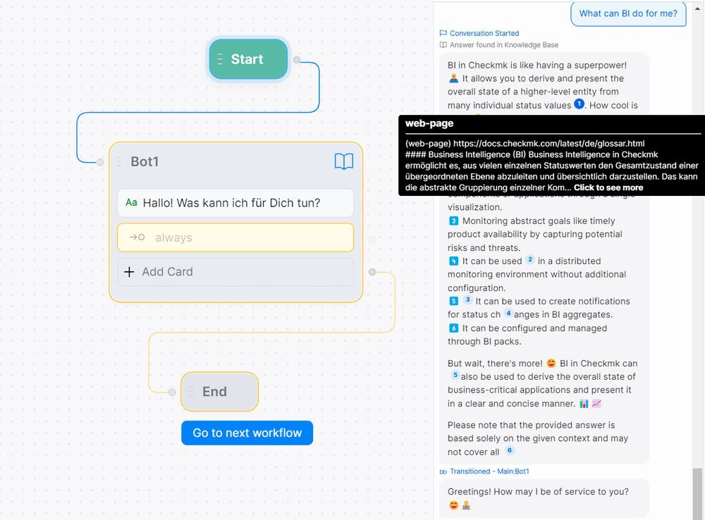 Der eigene KI-Chatbot mit Botpress
