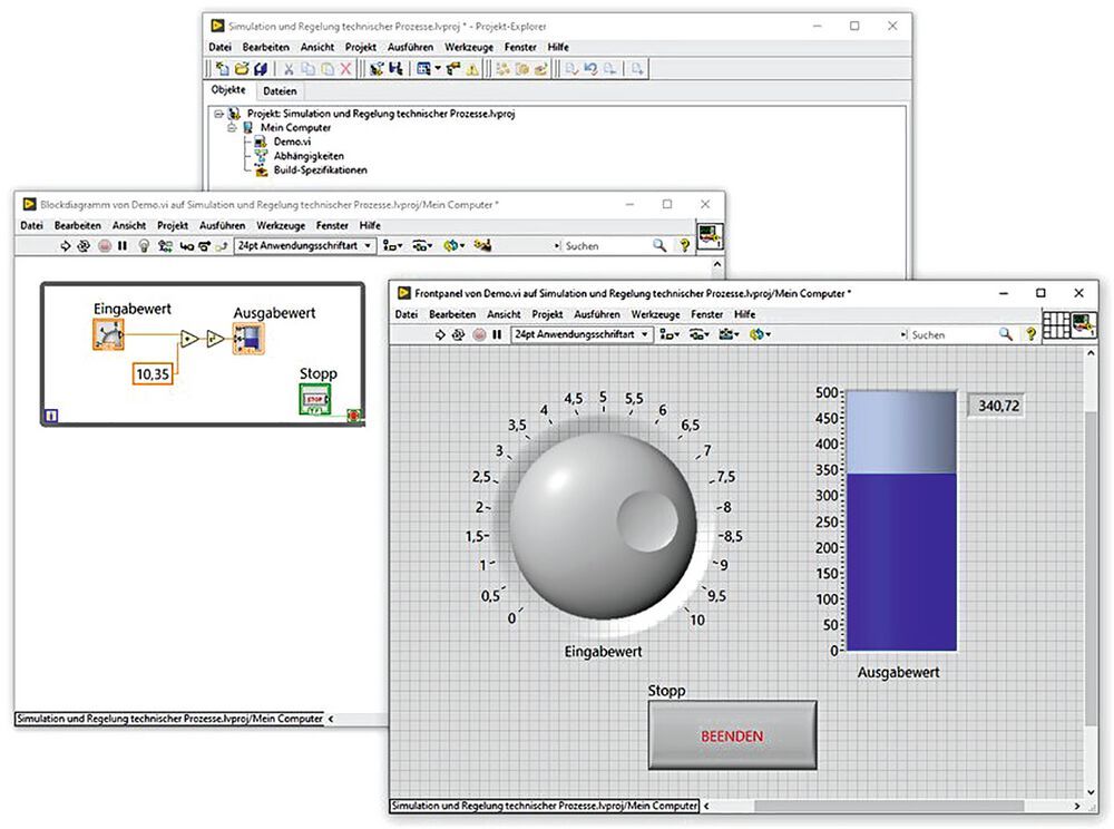 Grafische Programmierumgebung: Mit LabVIEW Messdaten numerisch verarbeiten