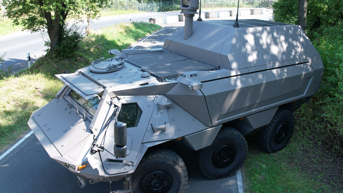 Rheinmetall Unveils New Fuchs JAGM Rocket Interceptor at Enforce Tac